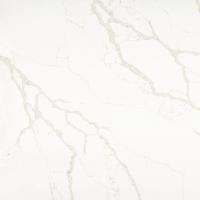 China Eased Edge White Quartz Kitchen Countertops 126''X63'' Quartz Worktops for sale