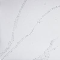 China White Engineered Quartz Countertops 2cm Thickness Quartzite Slabs for sale