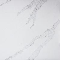 China White Engineered Quartz Countertops 2cm Thickness Quartzite Slabs for sale