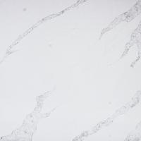 China White Engineered Quartz Countertops 2cm Thickness Quartzite Slabs for sale