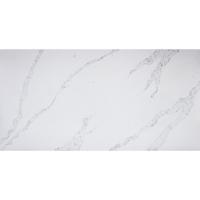 China White Engineered Quartz Countertops 2cm Thickness Quartzite Slabs for sale