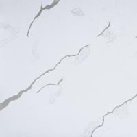 China Calacatta Laza 20mm 30mm Quartz Stone Counter Tops Quartz Kitchen Worktops for sale