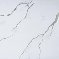 China Calacatta Laza 20mm 30mm Quartz Stone Counter Tops Quartz Kitchen Worktops for sale