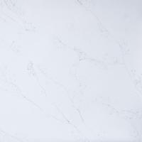 China Artificial Chipped Quartz Countertop 20mm 30mm Pure White Quartz Countertops for sale