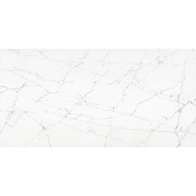China Simple Line White Quartz Stone High End Eco Friendly And Healthy for sale
