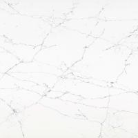China Simple Line White Quartz Stone High End Eco Friendly And Healthy for sale