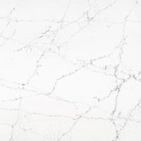 China Simple Line White Quartz Stone High End Eco Friendly And Healthy for sale