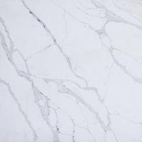 China White Calacatta Laza White Counter Top Polished Quartz Surface Artificial Stone for sale