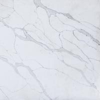 China White Calacatta Laza White Counter Top Polished Quartz Surface Artificial Stone for sale