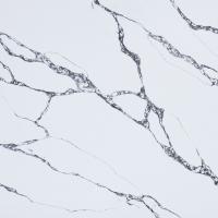 China Cut To Size Quartz Kitchen Countertops Polished White Quartz Worktop for sale