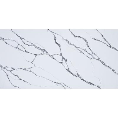 China Cut To Size Quartz Kitchen Countertops Polished White Quartz Worktop for sale