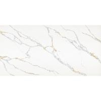 China Anti Pollution White Quartz Countertops 3200*1600 Quartz Kitchen Worktops for sale
