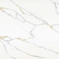 China Anti Pollution White Quartz Countertops 3200*1600 Quartz Kitchen Worktops for sale