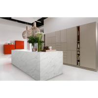 China OLK7102 - 2/3cm Quartz Surface White Counter Top Modern Minimalist for sale
