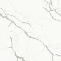 China Engineered Quartz Calacatta Laza Countertops 3cm White Quartz Kitchen Worktops for sale