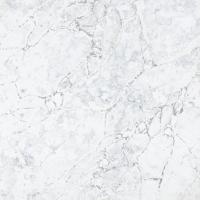 China Low Flame Spread Countertop Slab 3200x1600 White Quartz With Grey Veins for sale