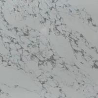 China Faux Marble Quartz Countertops 3200x1600mm Quartz Overlay Worktops for sale