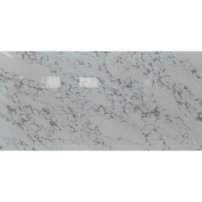 China Faux Marble Quartz Countertops 3200x1600mm Quartz Overlay Worktops for sale