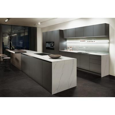China Antibacterial Quartz Overlay Countertops Anti Pollution Quartz Kitchen Top for sale