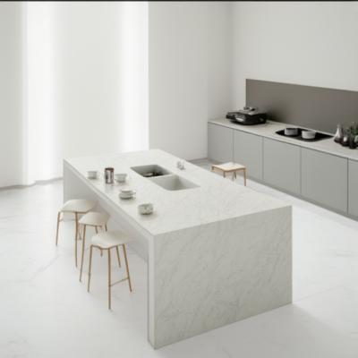 China Long-lasting Durability Quartz Surface Passerby Series with Water Absorption Less Than 0.05% and 7 Mohs Hardness for sale