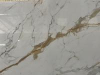 China OLC510T Calacatta Gold Printed Stone Contractors And Wholesalers' Favorite Hd Inkjet Print Technology Slab for sale