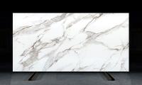 China OLK1003G Calacatta Gold New Collection Vain To Full Body Printed Quartz Stone Hd Inkjet Print Technology Slab for sale