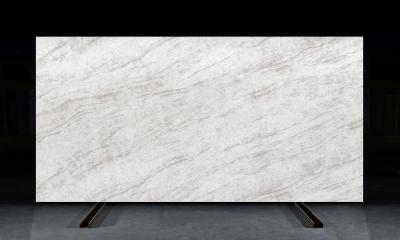 China OLK1002G New Collection Taj Mahal Grey Vain To Full Body Printed Quartz Stone Hd Inkjet Print Technology Slab for sale