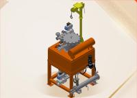 China Electromagnetic Dry Powder Dry Magnetic Separator Increases Purity Of Silicon Carbon Anode By 22% for sale