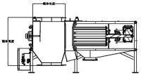 China Pneumatic Self Cleaning Rotating Permanent Magnetic Iron Remover / Magnetic Separation Equipment for sale