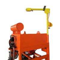 China Circular Shape Strong Dry Magnetic Separator For Belt Conveyor Lifting for sale