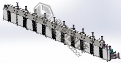 China Multiple Chambers Roll To Roll Continuous Magnetron  Sputtering Deposition System for sale
