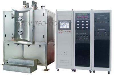 China Vertical Type Vacuum Metalizing Machine  , Chrome Metalizing on Car Plastic Parts for sale