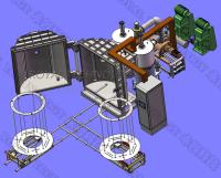 China Aluminum Magnetron Sputtering Machine , PVD High Vacuum Metalizing Machine for sale