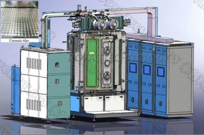 China Ceramic Tiles Titanium Nitride Coating Machine , Cathodic Arc Tin Plating Machine for sale