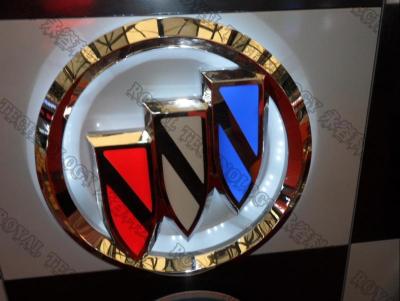 China UV Base Coating Vacuum Metalizing Services For 3D Acrylic Letters Logos for sale