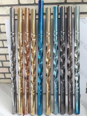 China Metal Rose / Gold Pipes Vacuum PVD Coating Services For Bathroom Fittings for sale