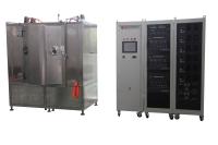 China Blue Metal Parts Magnetron Sputtering Coating Machine,  MF IP Blue PVD Plating Equipment for sale