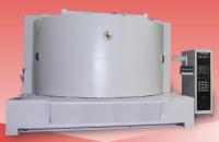 China Pvd Chrome Vacuum Metalizing Machine Automotive Logo Chroming Vertical Orientation for sale