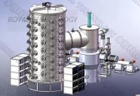China Gold Tin Coating Equipment For Ceramic Tiles , Titanium Nitride Pvd Plating Machine for sale