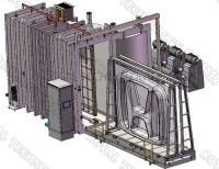 China Large Capacity Innovative Custom PVD Machine Cubic Vacuum Metallizer For Automotive Logos for sale