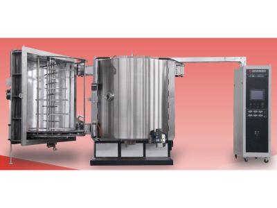 China Large Batch Plastic Vacuum Metallizing Machine High Reflection Thin Metal Film Deposition System for sale