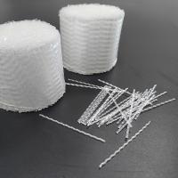 China Synthetic Polypropylene Fiber Wave Form 54mm For Shotcrete for sale