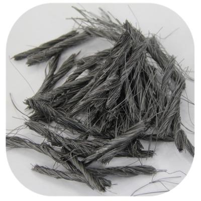 China CE Certified Concrete Twisted Bunchy PP Fiber For Concrete Road for sale