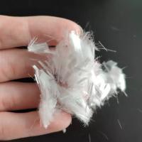 China Polymeric Synthetic Fibers Fibrillated Polypropylene Fibres For Concrete for sale