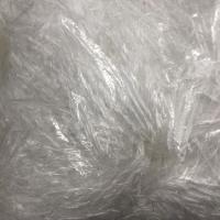 China Concrete White Polypropylene PP Twisted Fiber 54mm For Buildings for sale