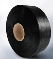 China Black FDY Polyester Yarn 300D/96F 600D/192F Bright for sale