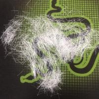 China 12mmx0.2mm Ultra High Performance Concrete Polyvinyl Alcohol PVA Fiber For UHPC Application for sale