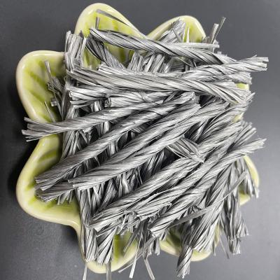 China CE Certified Twisted Fiber Engineering PP Polypropylene Fibre Bunchy For Concrete Road for sale