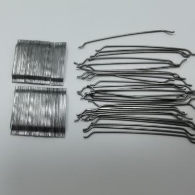 China Glued Hooked End Steel Fiber For Industrial Floor Tunnel Shotcreet And Dam for sale