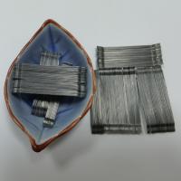 China CE Certificate Glued Hooked End Waved Steel Fibers For Concrete Reinforcement Frc Uhpc for sale